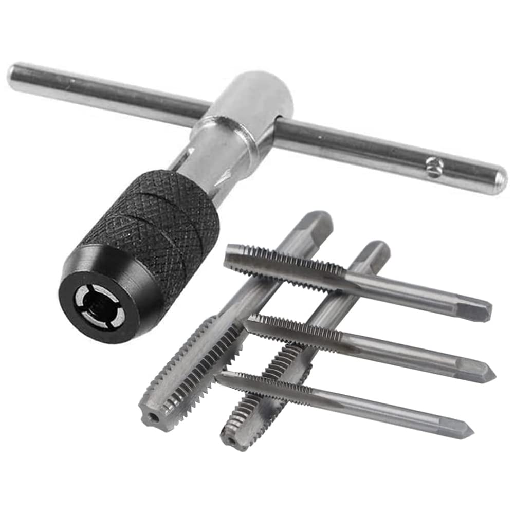 Bestgle T-tap Wrench Set, Adjustable T-Handle Tap Ratchet Holder Wrench ...