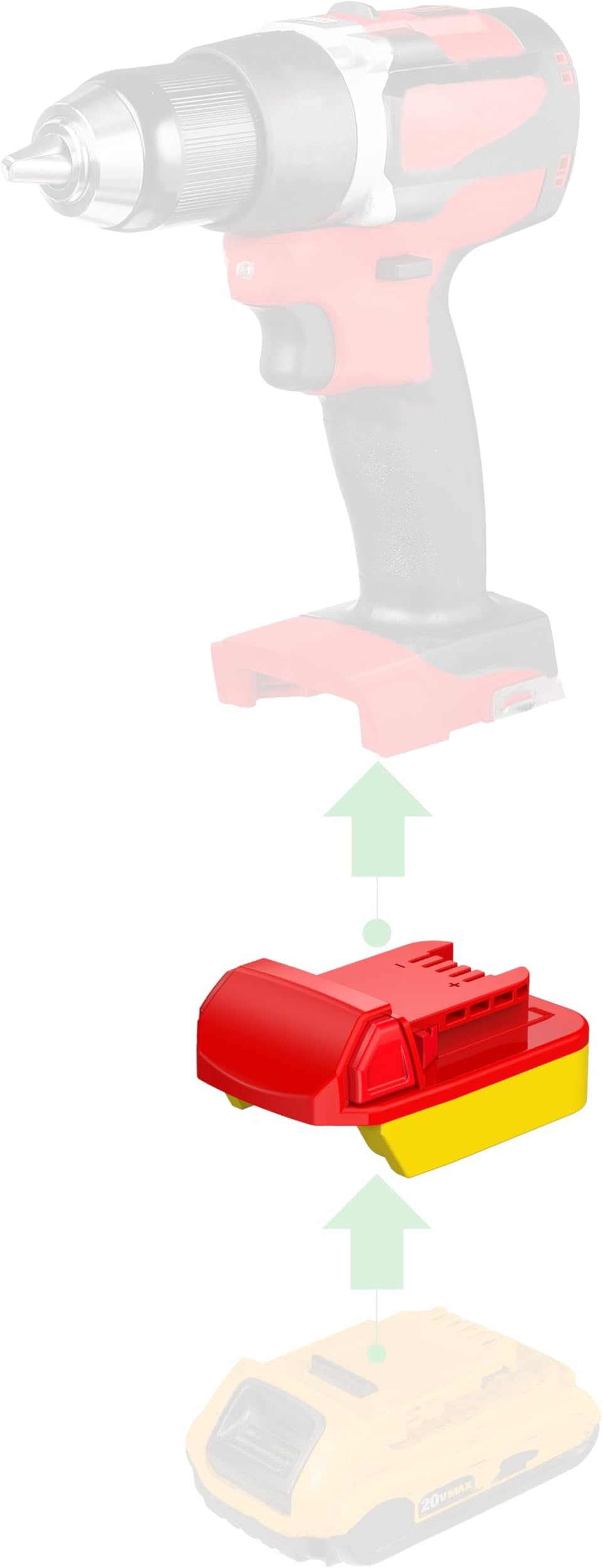 Amazon.com: NovaQuantic Adapter Upgrade for Bauer 20V Cordless Tools ...