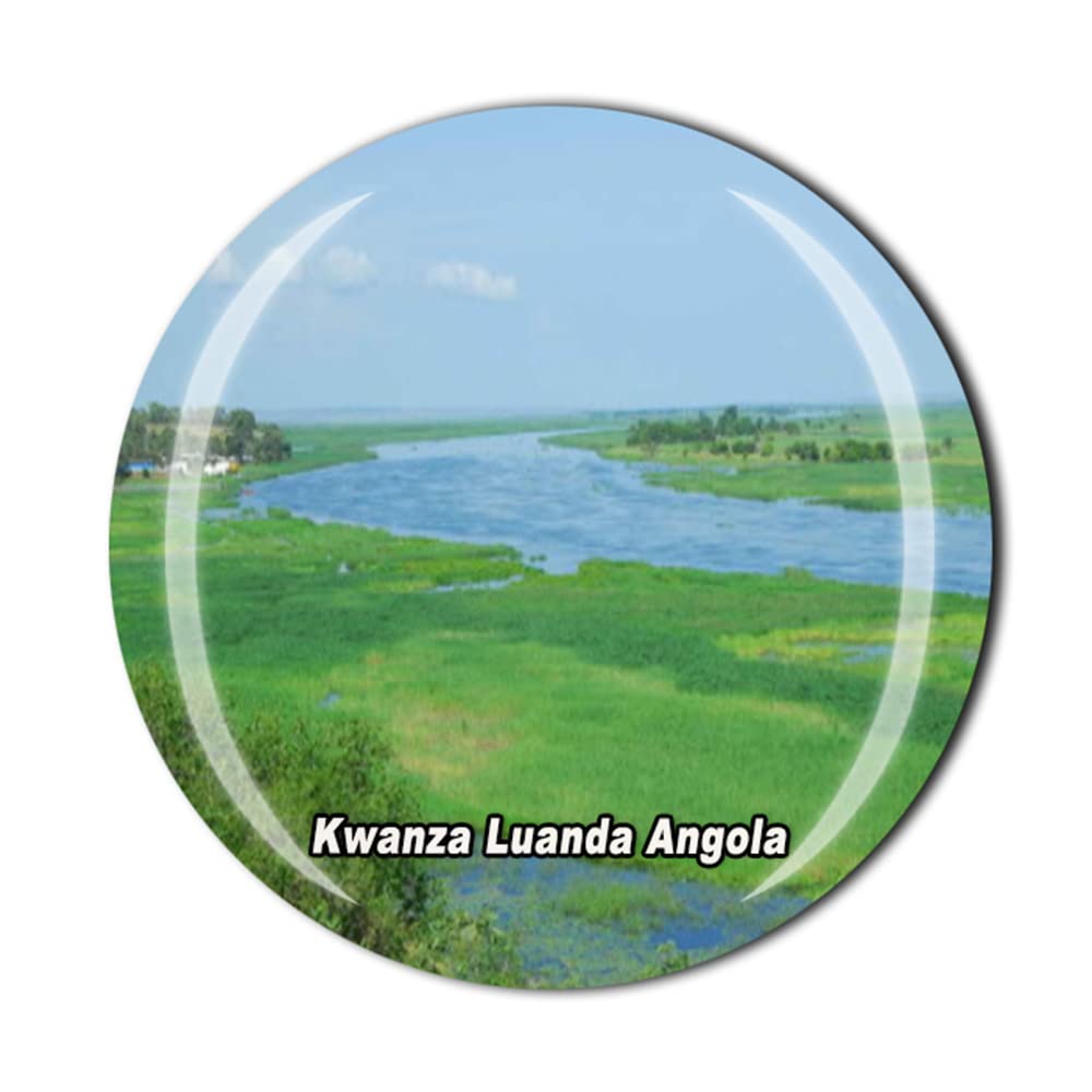 Buy Kwanza Luanda Angola Fridge Magnet Crystal Tourist Souvenir Gift ...