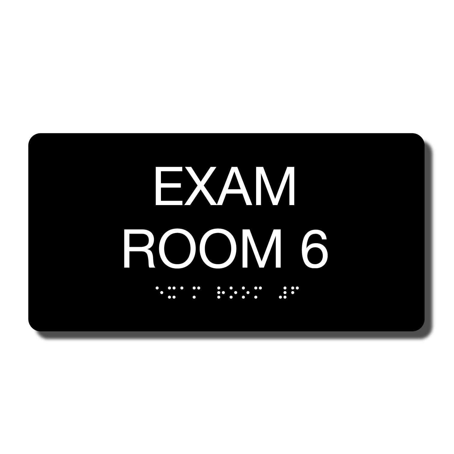 Snapklik.com : 8" X 4" ADA Compliant Exam Room Sign - Tactile Grade 2 ...