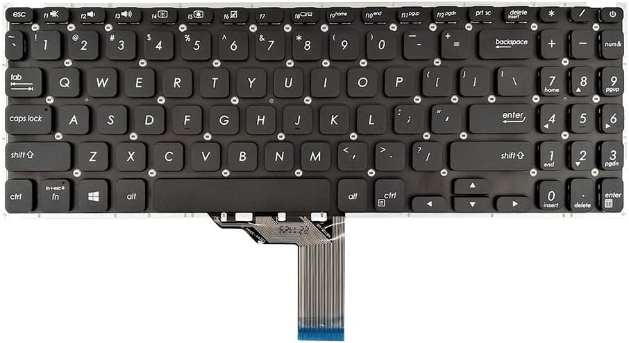 Amazon.com: ANTWELON Replacement Laptop Keyboard for ASUS Vivobook X512 ...