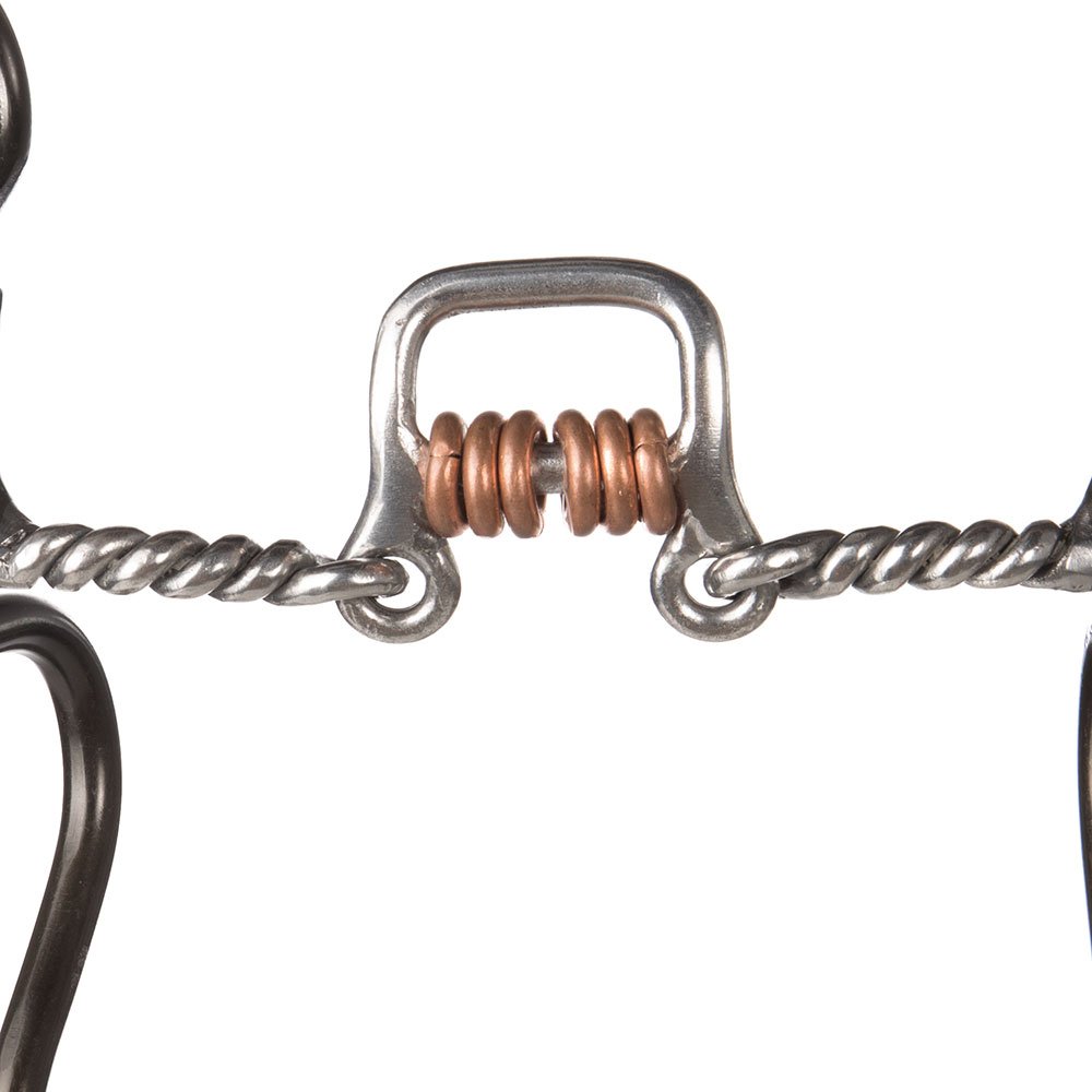 Snapklik.com : Twisted Wire Angled Square Port Cavalry Bit