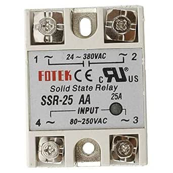 3NH® 3X(SSR-25AA 80-250V 25A Machinery Control AC Solid Module State Relays S6N6) : Amazon.in ...