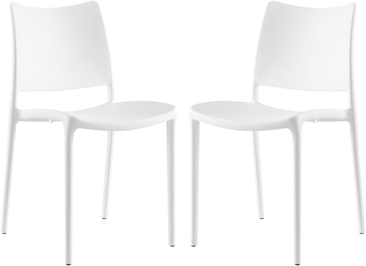 Amazon.com - Modway Hipster Contemporary Modern Molded Plastic Stacking ...