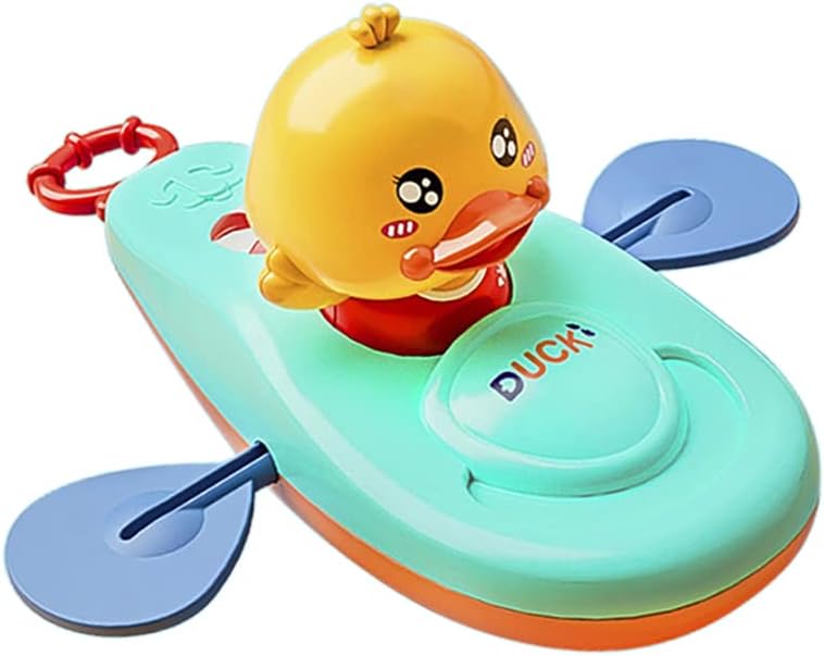 Amazon.com: NEXTAKE Kayak Duck Bath Toy, Pull and Go Duck Boating Toy ...