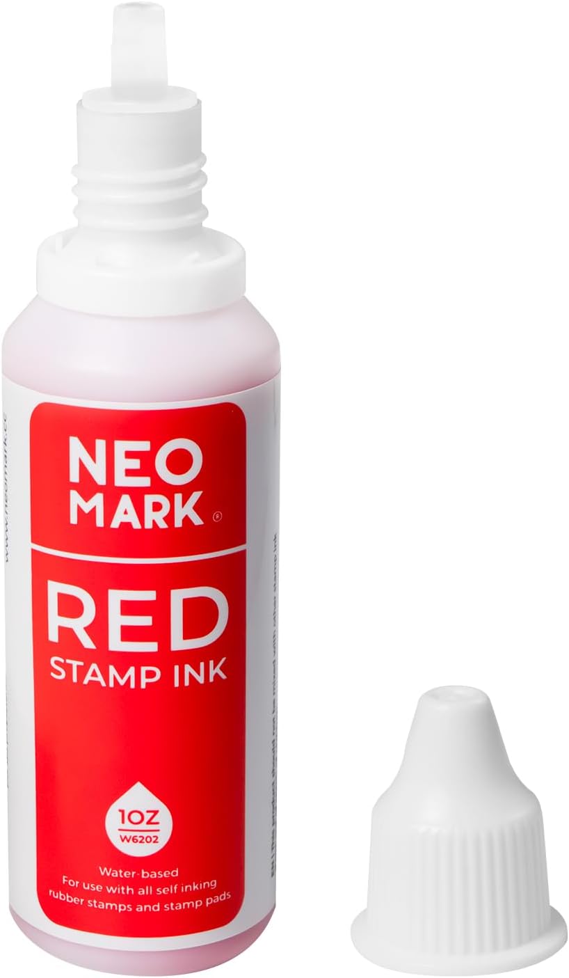 Amazon.com : NEO MARK Premium Stamp Ink, Quick-Drying and AP-Certified ...