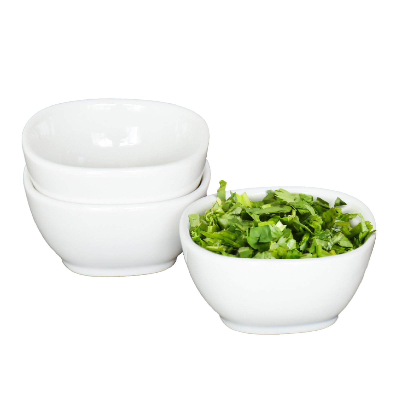 Amazon.com: HillSpring Small Porcelain Bowls, Set of 3, Pinch Bowl Set ...