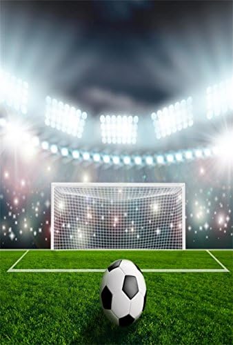 Amazon.com : AOFOTO 5x7ft Football Court Backdrop Soccer Field Pitch ...