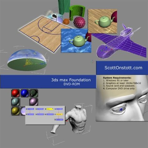 3ds max Foundation (DVD-ROM): Onstott, Scott: 9780971958357: Amazon.com ...