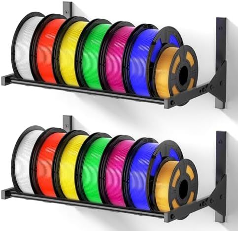 Amazon.com: EROTASH 2 Pack 3D Printer Filament Storage Rack, Filament ...