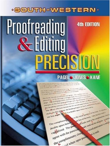 Proofreading and Editing Precision (with CD-ROM): 9780538698986 ...