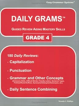 Daily Grams Guided Review Aiding Mastery Skills Grd 4: Grade 4: Wanda C ...