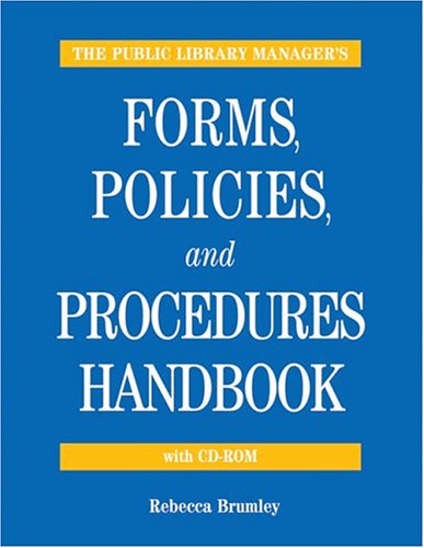 Amazon | The Public Library Manager's Forms, Policies, and Procedures ...