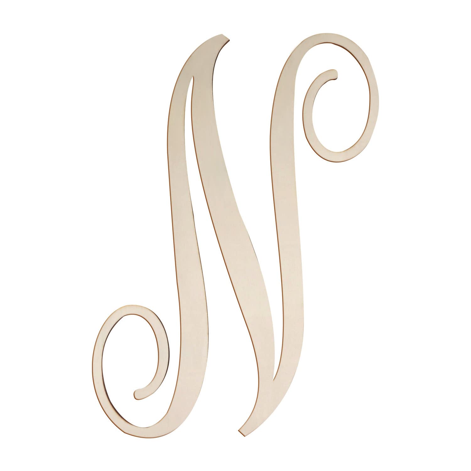 Letter N In Cursive