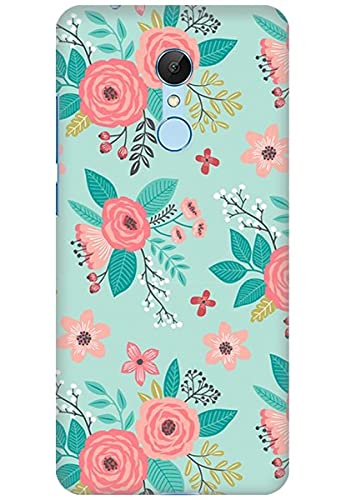 AMEZ Doodled Polycarbonate Floral Rose Pattern Printed Back Cover Phone ...