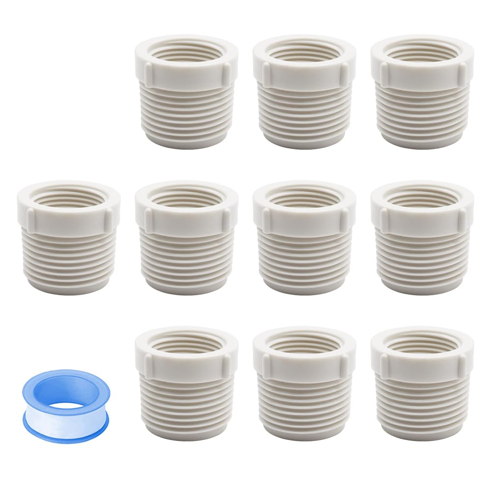 Amazon.com: HayEastdor 10PCS 1 Inch Male Thread to 3/4 Inch Female ...