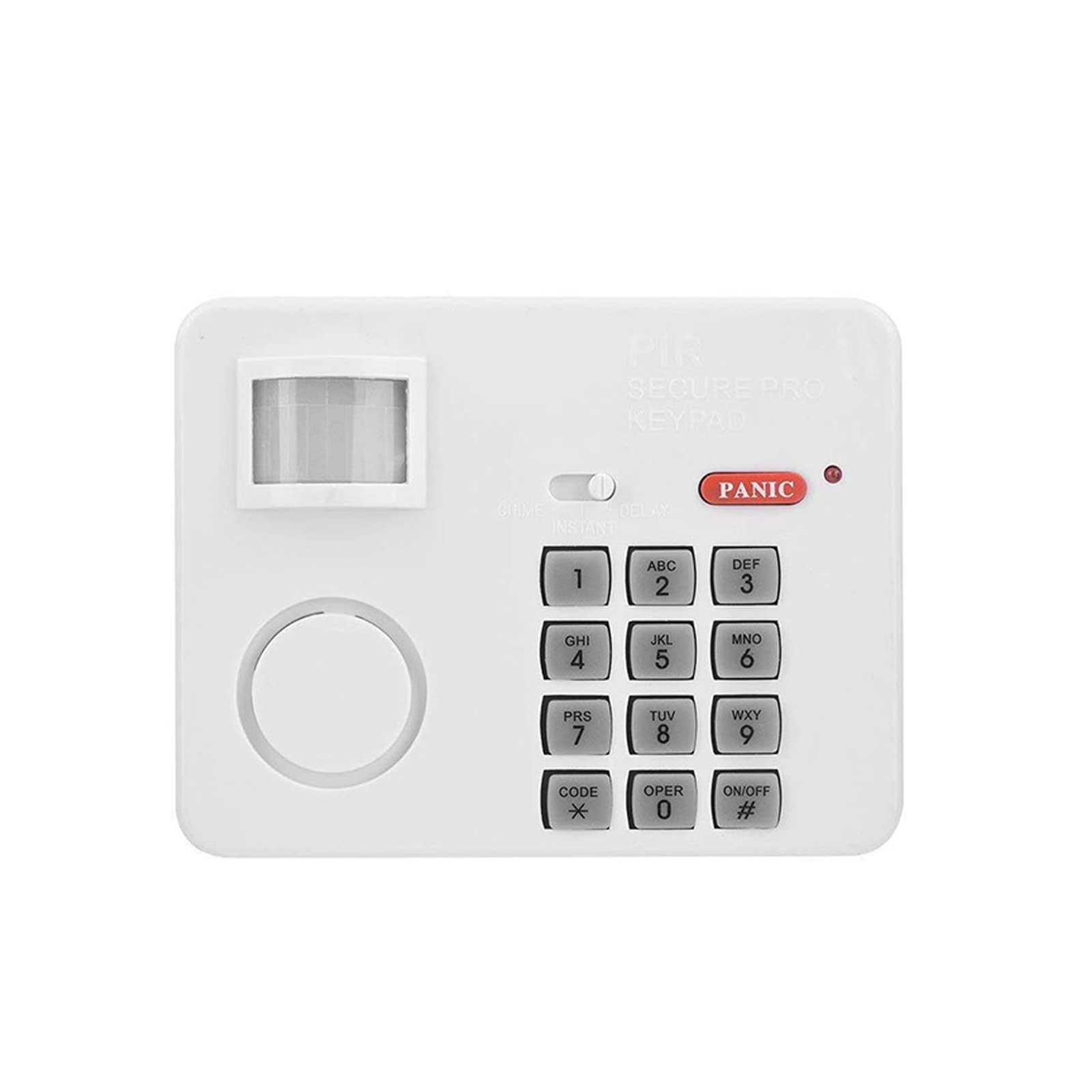 Password Wireless PIR Motion Sensor Alarm Home Security Keypad Remote ...