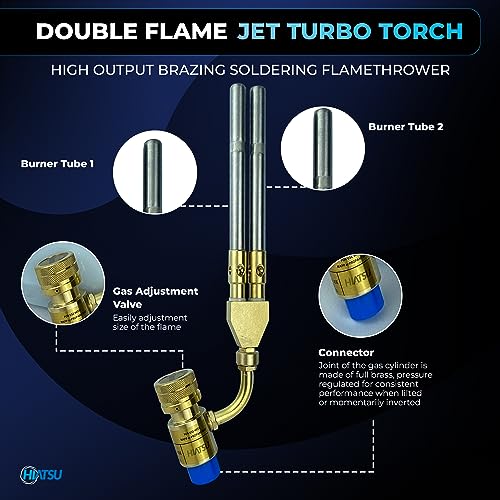 Snapklik.com : Double Flame Jet Turbo Torch Head High Output JH-1D2 ...