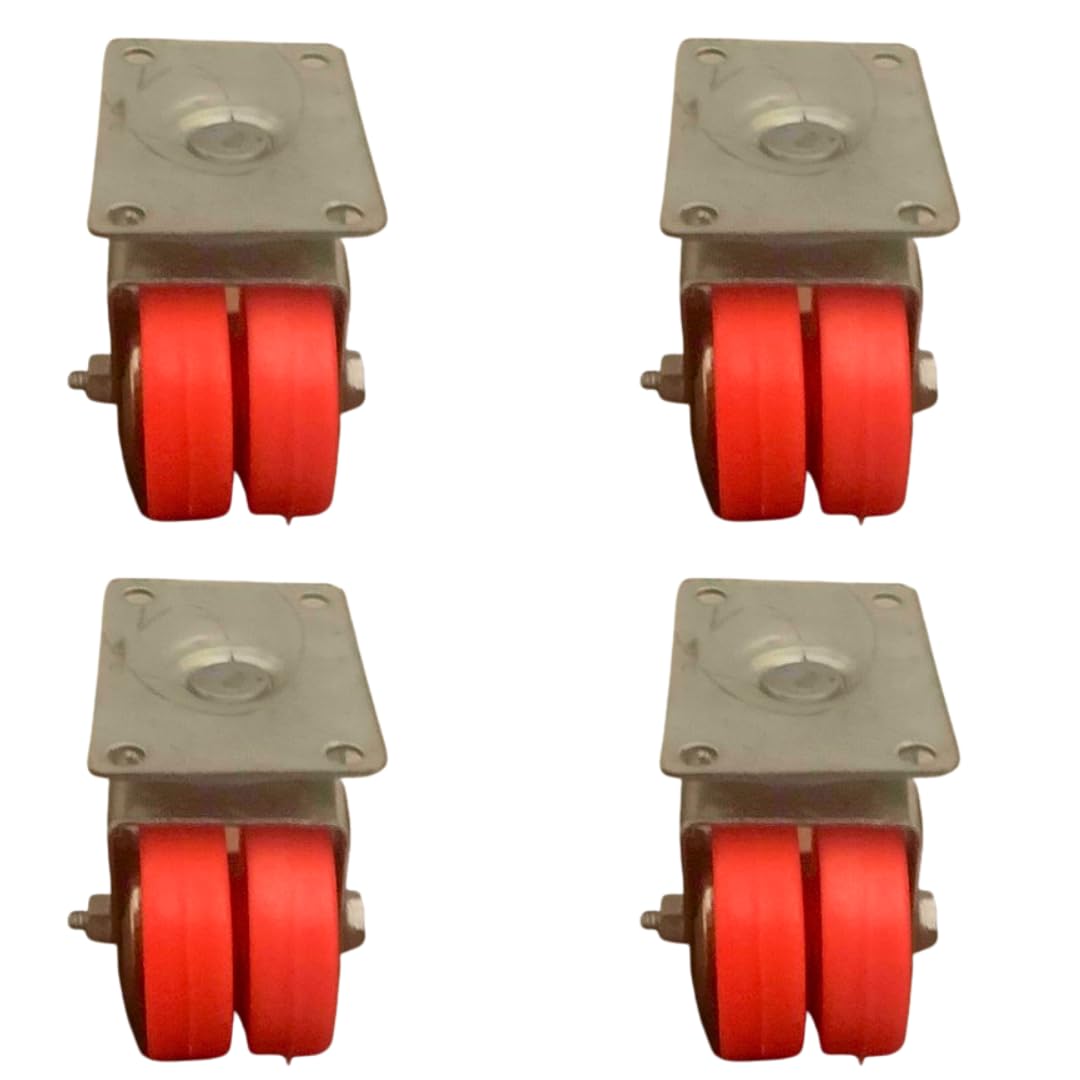 Kartikey Enterprises 2 inch Double Wheel Puff castor wheels for trolley ...