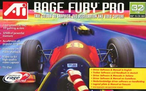 ATI Rage Fury Pro 32MB AGP VIVO Graphics Card : Amazon.co.uk: Computers ...