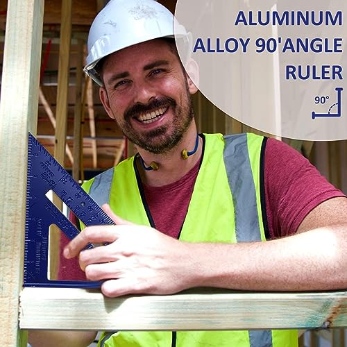 Triangle Ruler Aluminum Alloy 7 Inch High Density Triangular Ruler ...