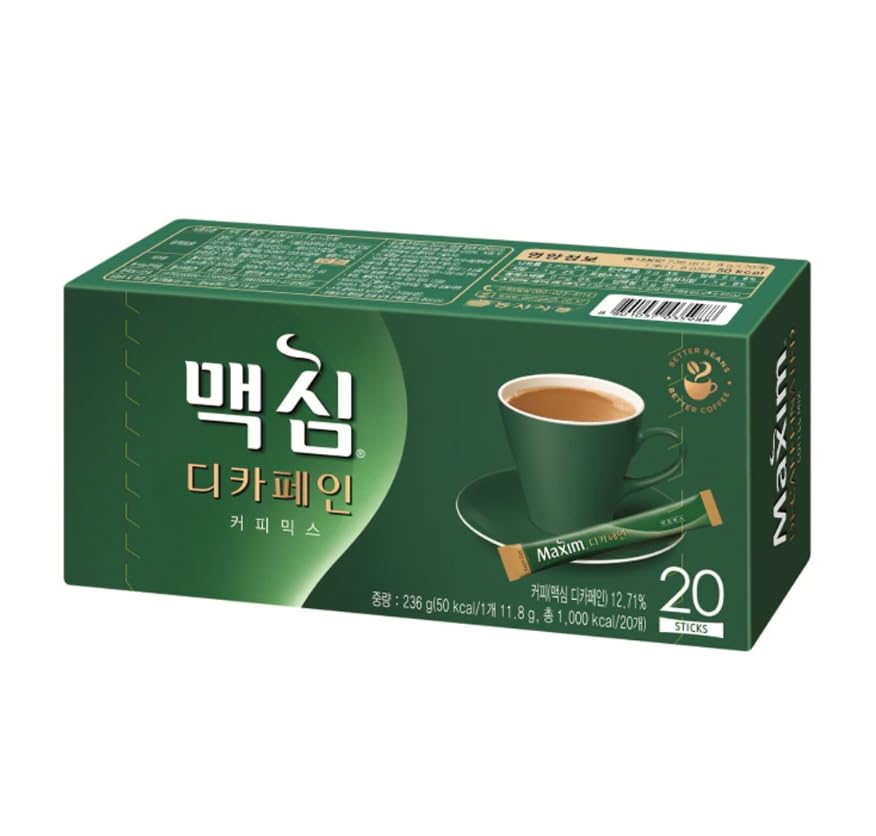 Amazon.com : Korean Coffee Maxim Premium Instant Flavored Coffee Mix ...