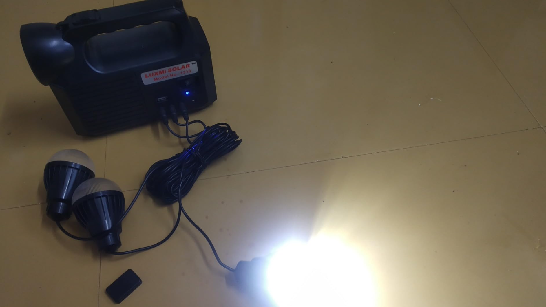 kh Plastic Emergency Portable Inverter With 3 Individual 6 Volt LED ...