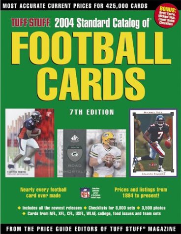 Amazon | Tuff Stuff Standard Catalog of Football Cards | Tuff Stuff ...