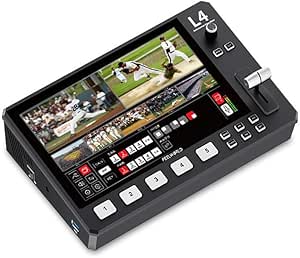 FEELWORLD L4 Multi Camera Video Mixer Switcher 10.1 Inch 3G-SDI HDMI ...