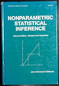 Amazon | Nonparametric Statistical Inference: Second Edition, Revised and Expanded (Statistics ...