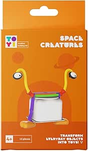 Toyi Space Creatures Mini Building Kit - 15 pcs Crafting Toolkit, Make ...