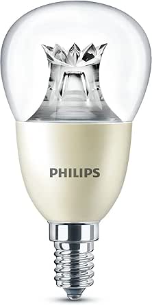 Philips LED Warm Glow E14 Small Edison Screw Dimmable Mini-Globe Light ...
