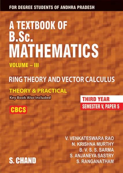 A Textbook of B.Sc. Mathematics Ring Theory and Vector Calculus eBook ...
