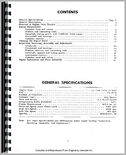 Service Manual International Farmall Super MDV MDVTA MV MVTA M MD MTA ...
