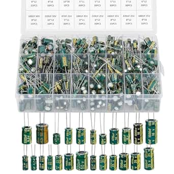 Cermant 24Value 460Pcs 6.3V-50V Capacitor Assortment Box Kit DIP 1uF ...