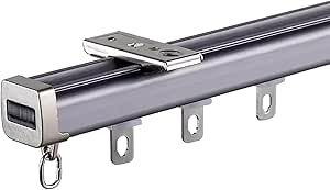 3 to 26 Ft Long Traverse Curtain Track Aluminium - Living Room, Bedroom ...