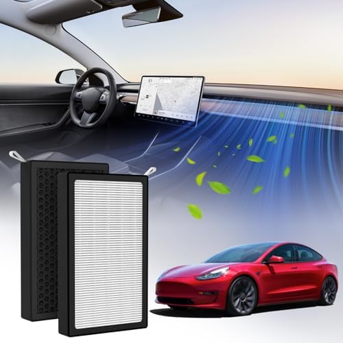 Amazon.com: Tesla Model Y Air Filter Model 3 Cabin Air Filter with ...