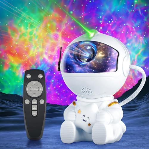 Astronaut Galaxy Projector Star Light - 8 Nebula Modes Spaceman ...