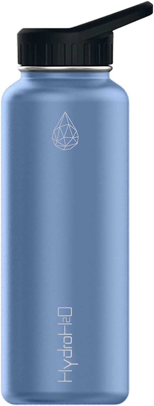 HYDRO H2O Botellas de agua de acero inoxidable para gimnasio de 37 ...