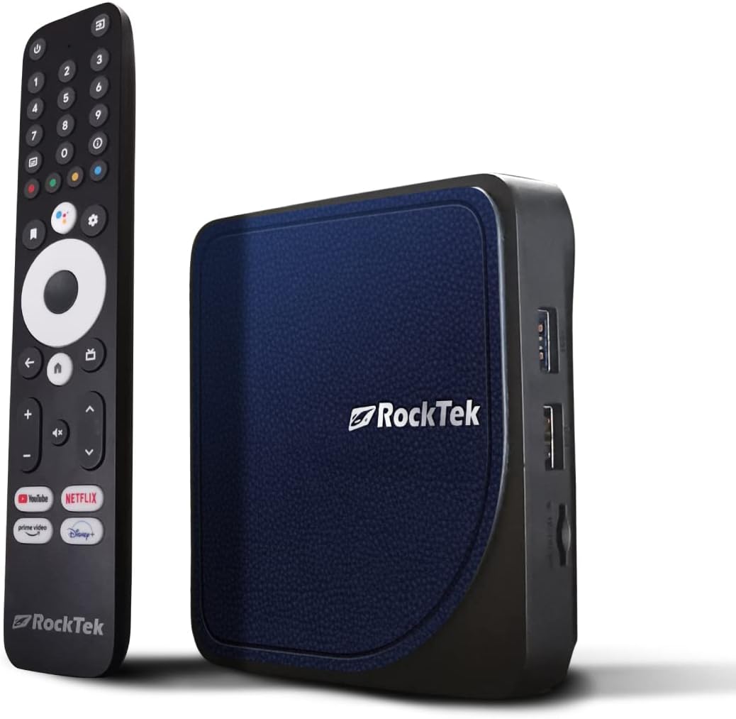 RT RockTek G2 4K Streaming Box|Android TV Spielekonsole |4K HDR|Google ...