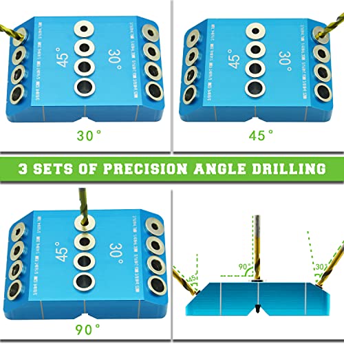 Snapklik.com : Kingson 30 45 90 Angled Drill Guide For Cable Railing ...