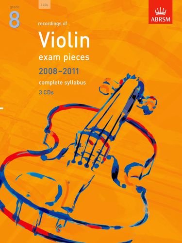 Amazon.com: Grade 8 Selected Violin Exam Pieces 2008-11: 9781860968716 ...
