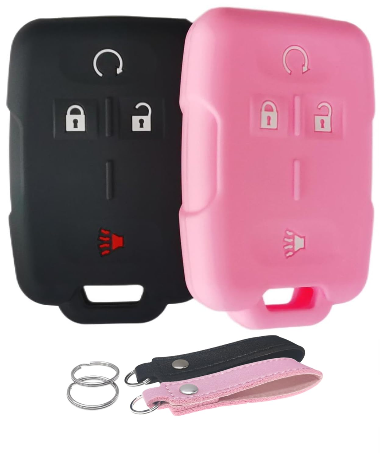 Amazon.com: waymei Silicone Key Fob Cover Remote Keyless Case Protector ...