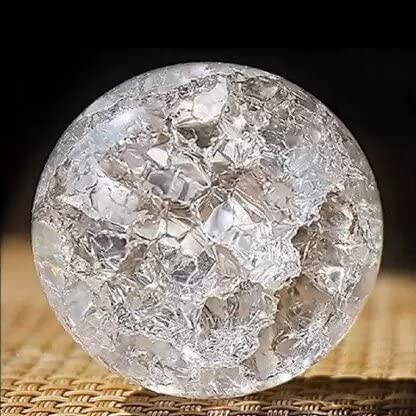 CRAFT SMITH Beautiful Spherical Design Bubble Crystal Water Fountain ...