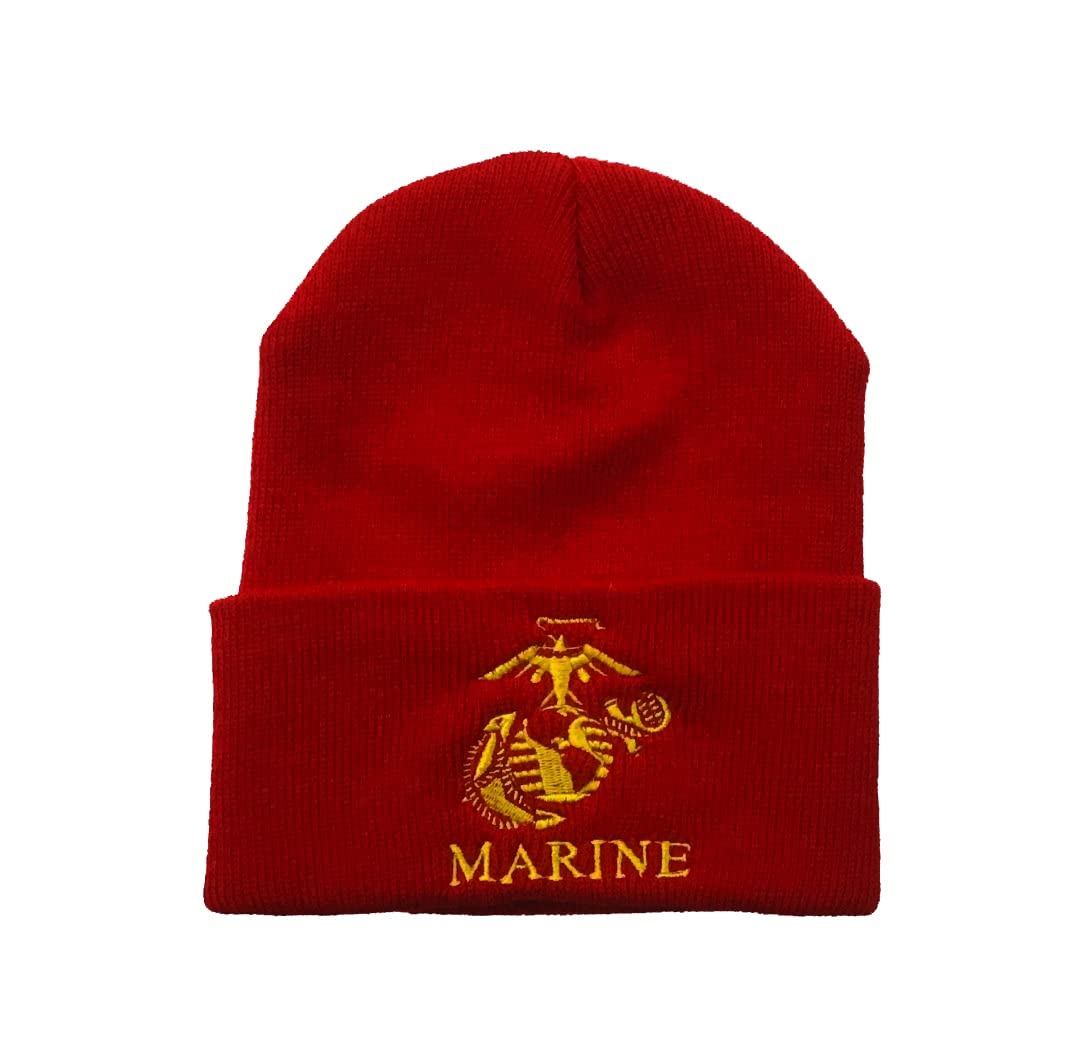 Amazon.com: U.S.M.C. Made in The USA Red Marines Marine Corps Cuffed ...
