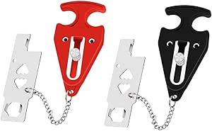 Upgraded 2Pack Portable Door Lock Extra Lock Additional Privacy and ...
