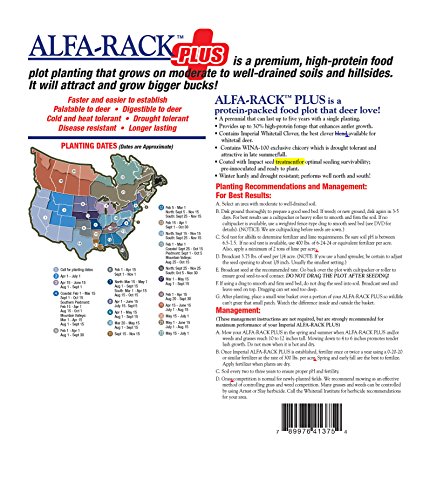 Snapklik.com : Whitetail Institute Alfa-Rack Plus Deer Food Plot Seed ...