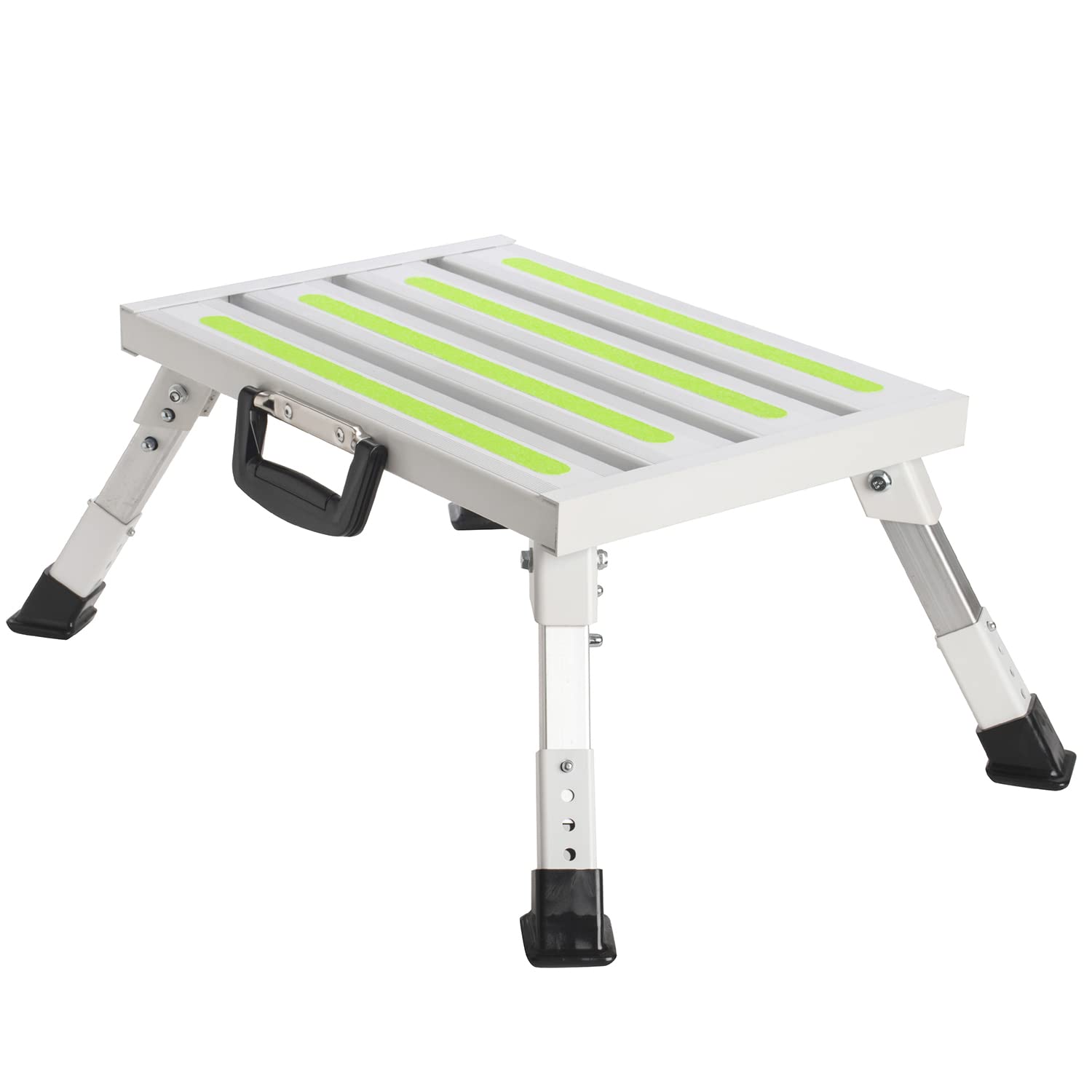 Snapklik.com : Homeon Wheels Safety RV Steps, Step Stool Folding ...