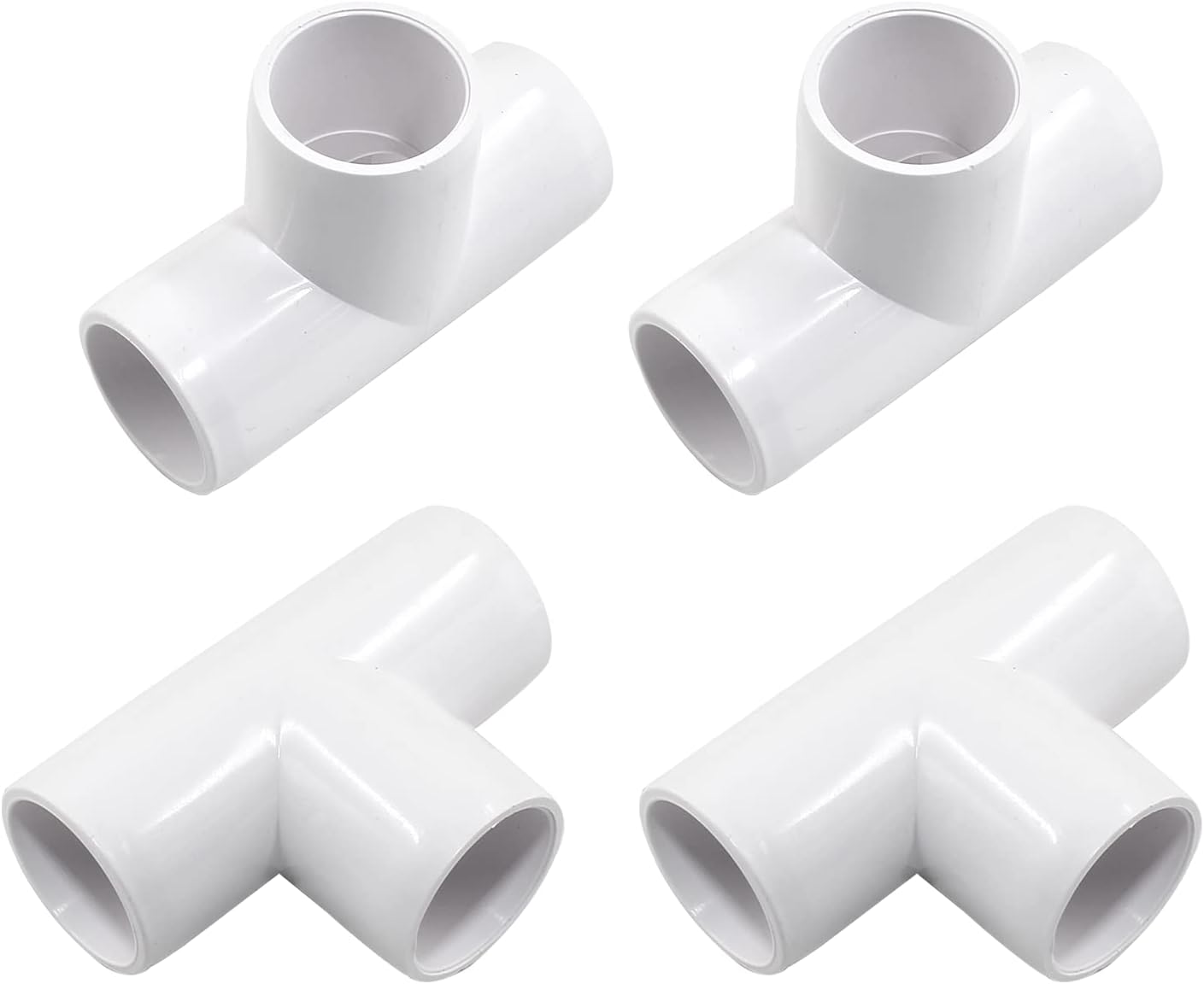 Amazon.com: Litoexpe 3/4 Inch Tee PVC Fitting 3 Way Furniture Grade ...