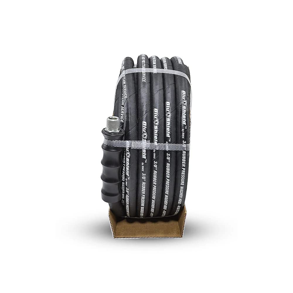 Snapklik.com : BluShield Aramid Braided Rubber Pressure Washer Hose ...